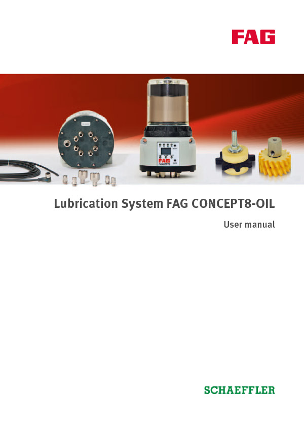 Lubrication System FAG CONCEPT8_OIL | Schaeffler Group USA Inc.