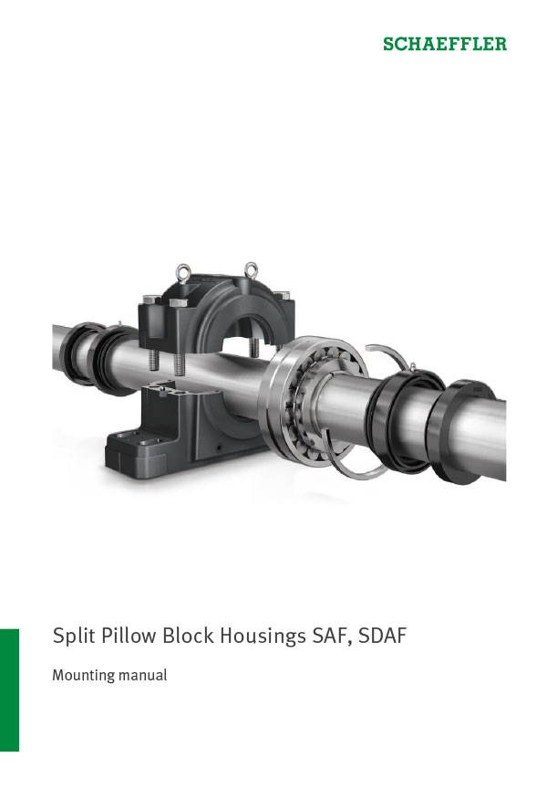Split Pillow Block Housings SAF, SDAF | Schaeffler Group USA Inc.